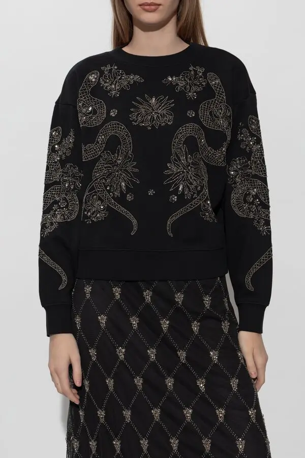 ALLSAINTS Cecile’ Appliquéd Sweatshirt