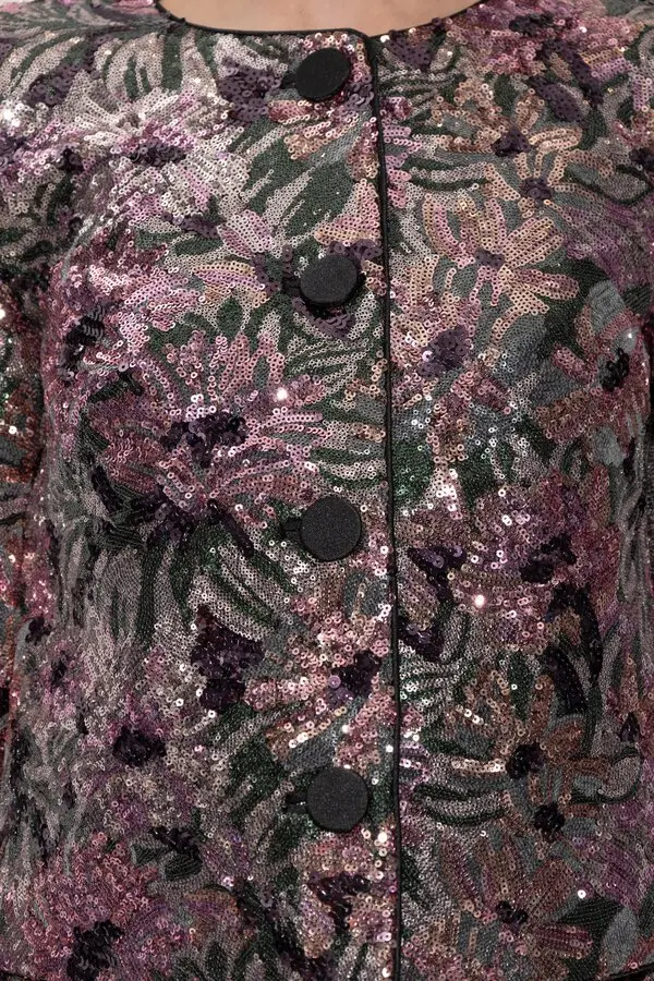 SELF-PORTRAIT Sequin Blazer - Multicolour
