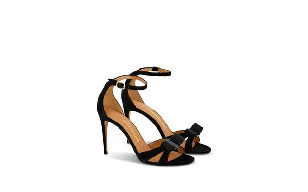 FERRAGAMO Roxy 95 Sandals - Nero