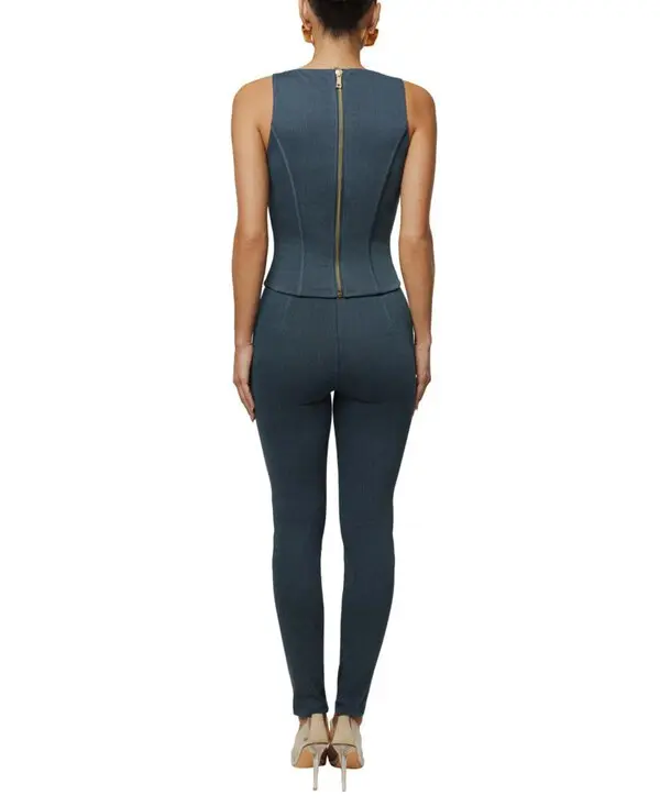 JLUXLABEL Sierra Corset - Dark Denim