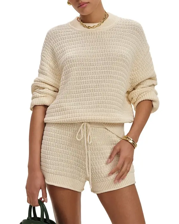 REFORMATION Collie Oversized Sweater - Ivory