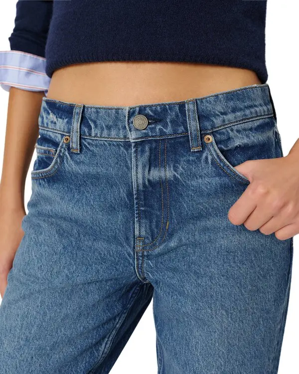 REFORMATION Greer Mid Rise Straight Jeans