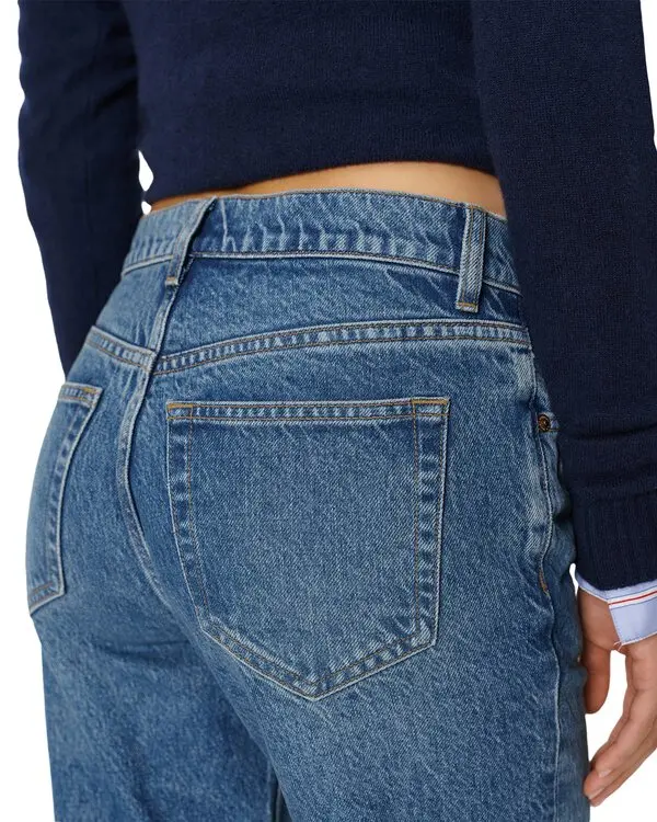 REFORMATION Greer Mid Rise Straight Jeans
