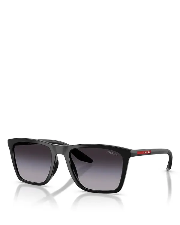Prada Linea Rossa Pillow Sunglasses - Black