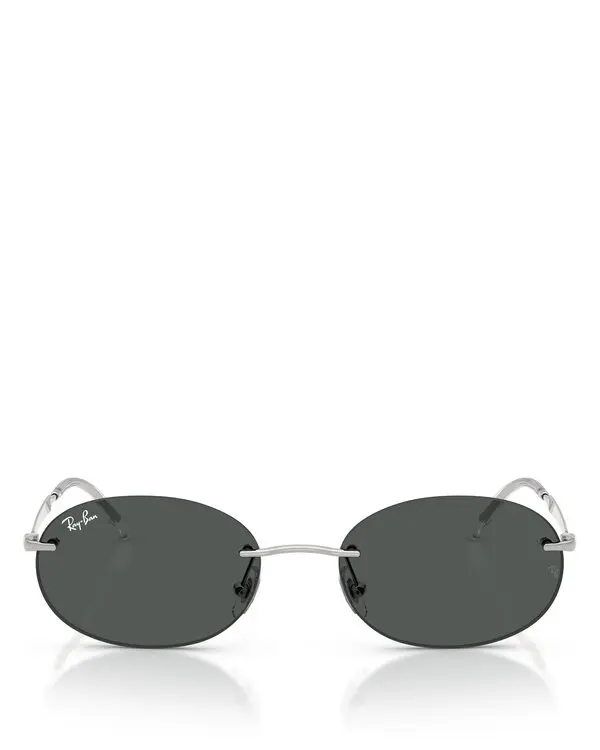 Ray-ban Oval Sunglasses - Silver