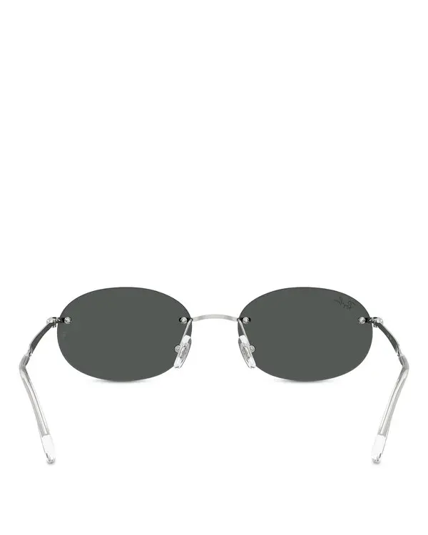 Ray-ban Oval Sunglasses - Silver