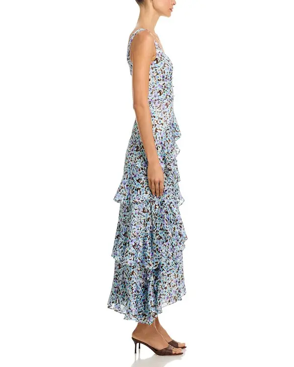 Sleeveless Floral Maxi Dress