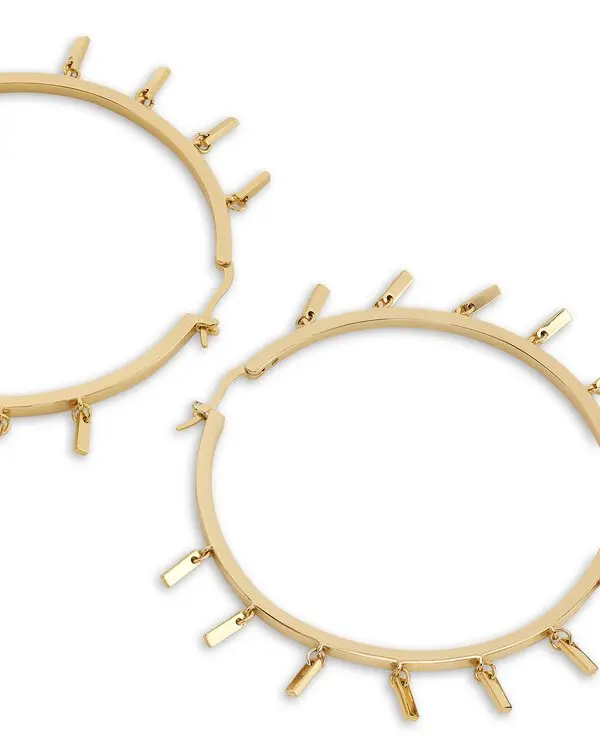 Ramy Brook Dangling Bar Hoop Earrings