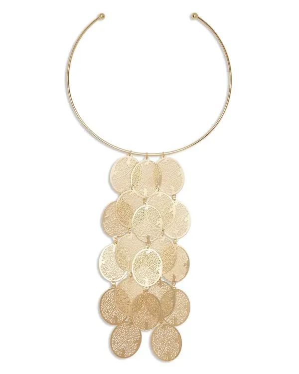 Ramy Brook Filigree Oval Statement Necklace