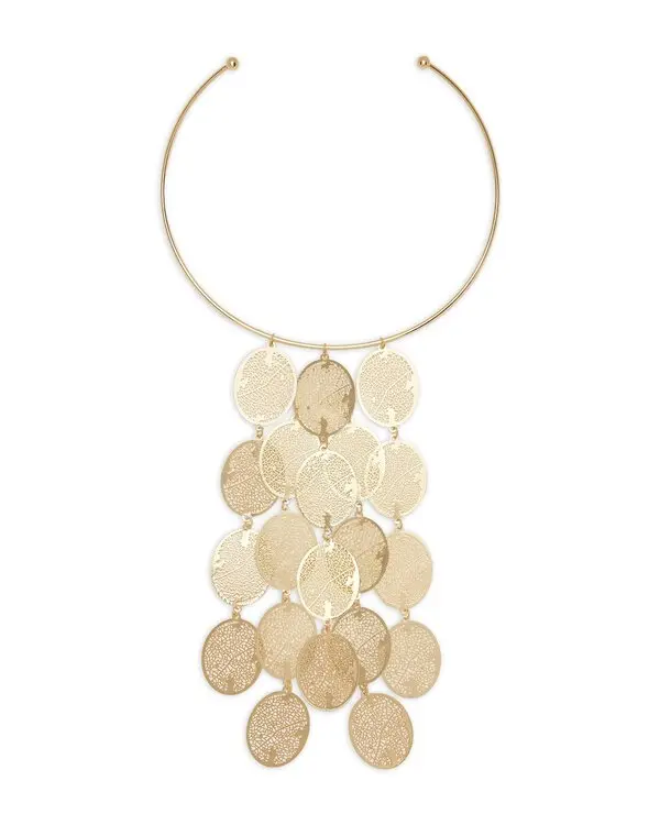 Ramy Brook Filigree Oval Statement Necklace