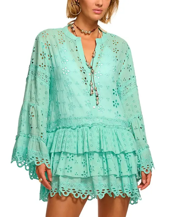 Ramy Brook Roxanne Swim Cover-up Dress - Seaglass