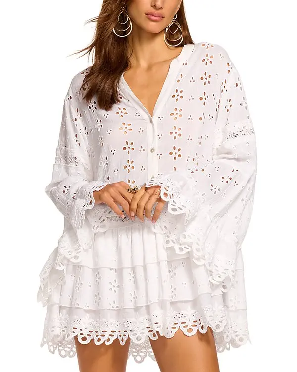 Ramy Brook Roxanne Swim Cover-up Dress - White
