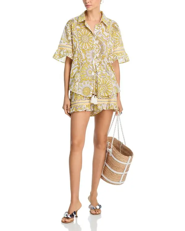 Ramy Brook Violette Swim Cover-up Shirt