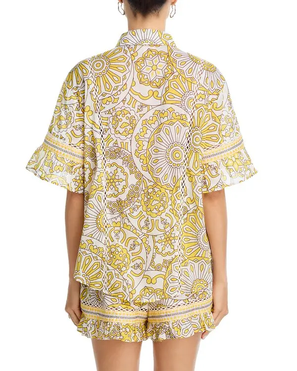 Ramy Brook Violette Swim Cover-up Shirt