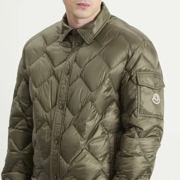 Moncler Moulleau Recycled Rip-stop Shirt Jacket - Green