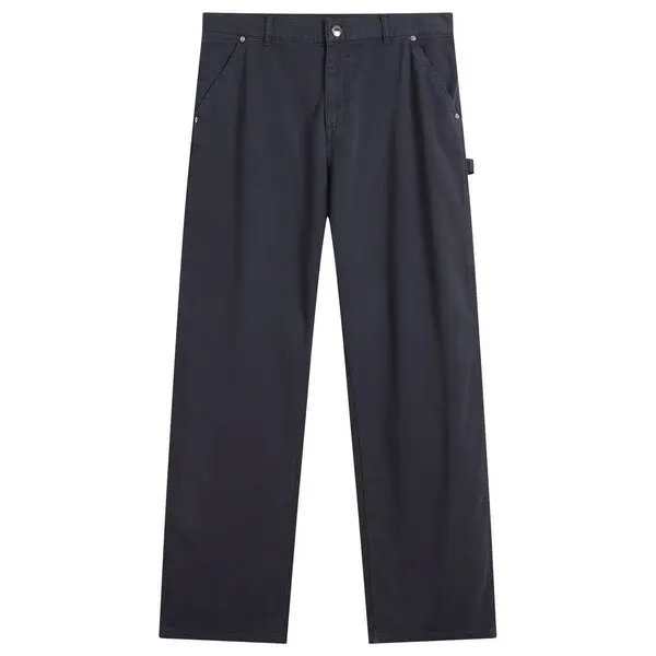 Moncler Gabardine Cotton Trousers - Navy