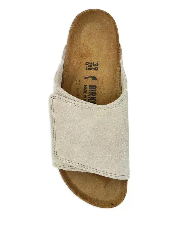 BIRKENSTOCK Solana Vl Suede Sandals - Neutrals