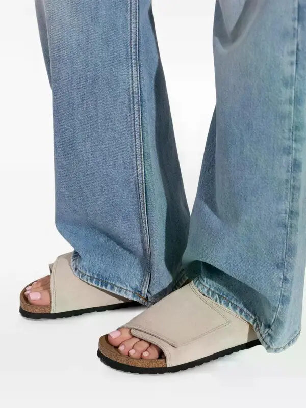 BIRKENSTOCK Solana Vl Suede Sandals - Neutrals