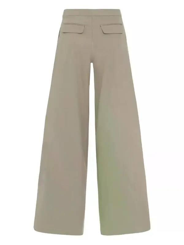 Le Kasha Concealed-fastening Wide Leg Trousers