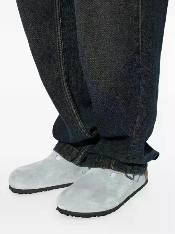 BIRKENSTOCK Tokio Ii Suede Clogs - Grey