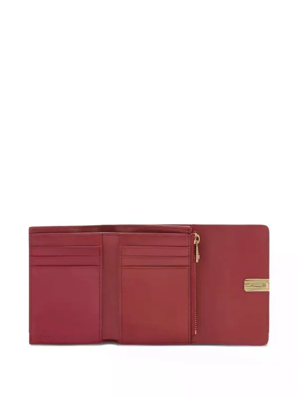Furla Small Iride Grained Logo Wallet - Red