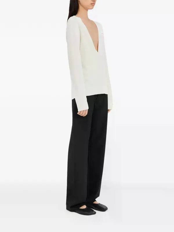 MAISON MARGIELA V-neck Long Sleeve Sweater