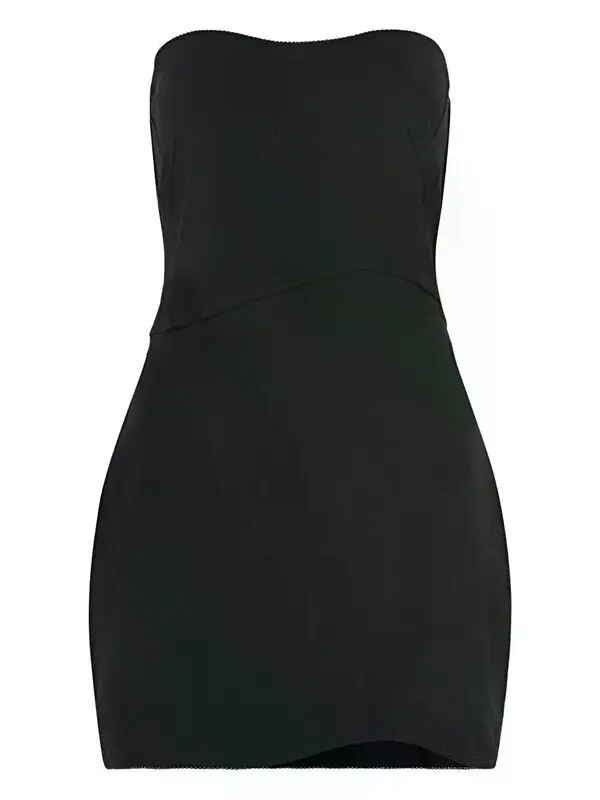 Anna October Fitted Mini Dress - Black