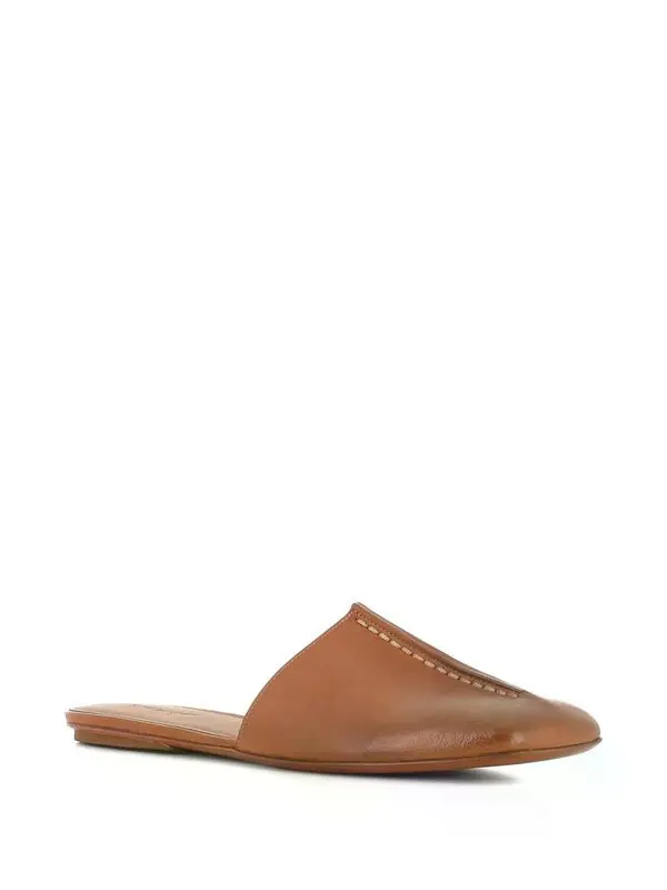 Marsèll Topstitch Mules - Brown