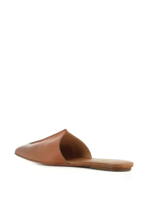 Marsèll Topstitch Mules - Brown