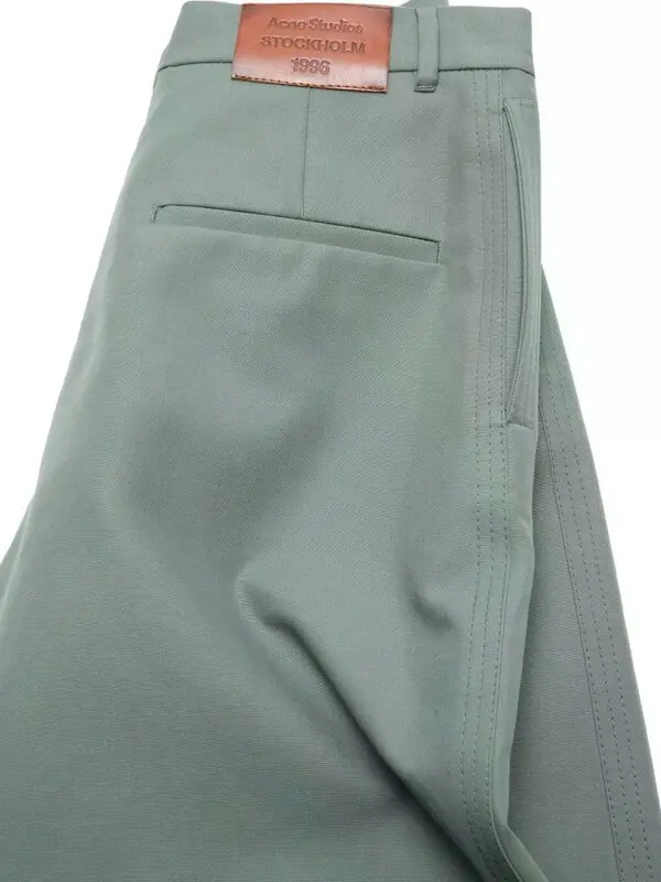 Acne Studios Straight Leg Cotton Trousers