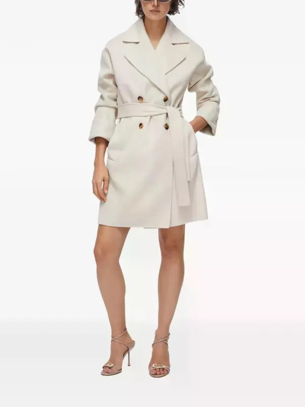 Liu Jo Double-breasted Coat With Belt