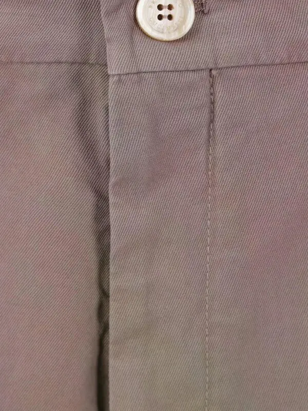Brunello Cucinelli Cotton Chino Shorts - Brown