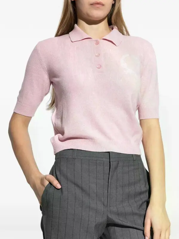 Moschino Logo-embroidered Polo Shirt