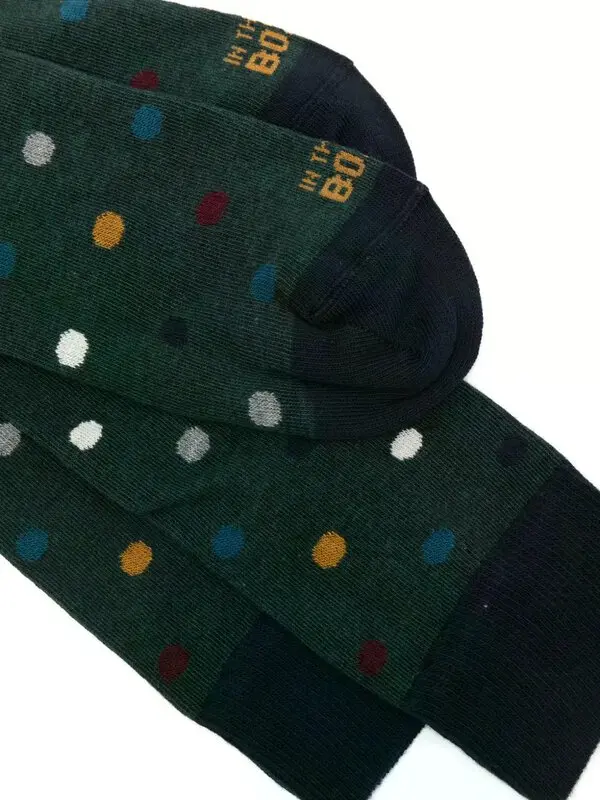 IN THE BOX Polka-dot Crew Socks
