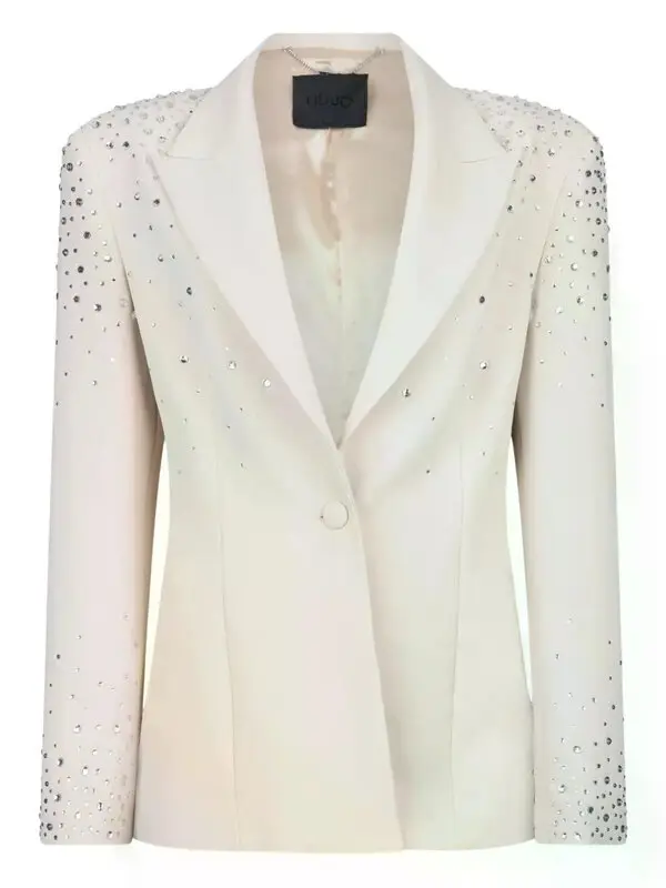 Liu Jo Single-breasted Embellished Blazer - Neutrals