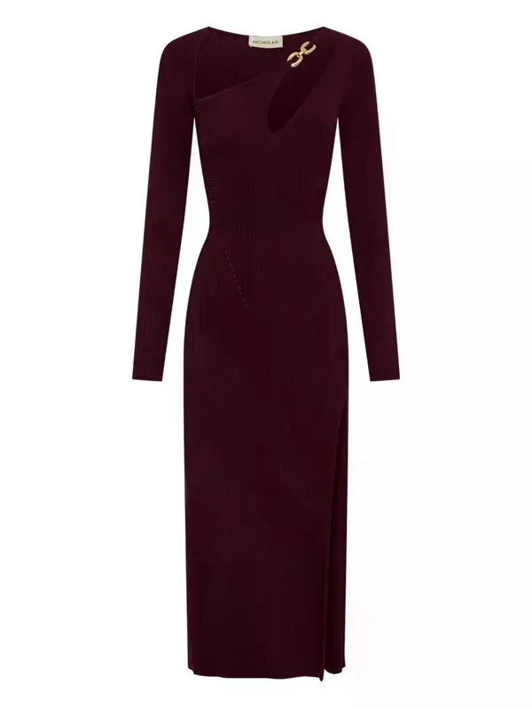 NICHOLAS Ginerva Cut-out Midi Dress