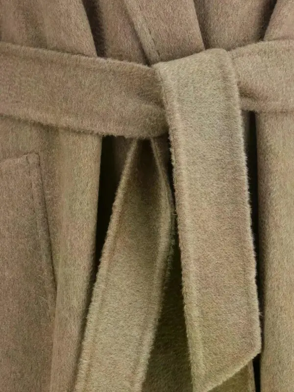 Max Mara Ludmilla Belted Coat - Neutrals