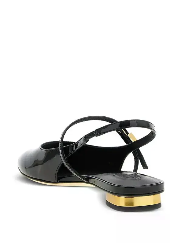 TOD'S Patent Leather Mary Jane Ballet Flats