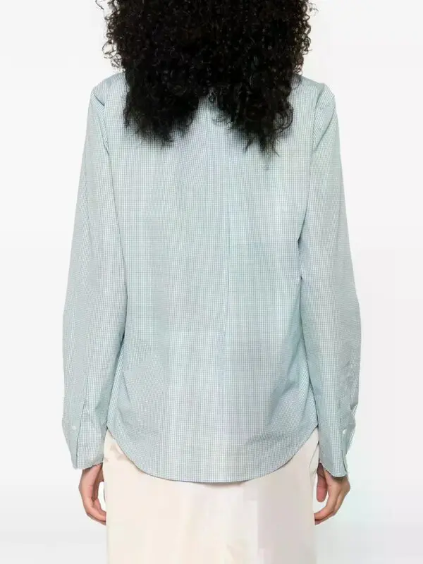 Miu Miu Checkered Button-down Shirt