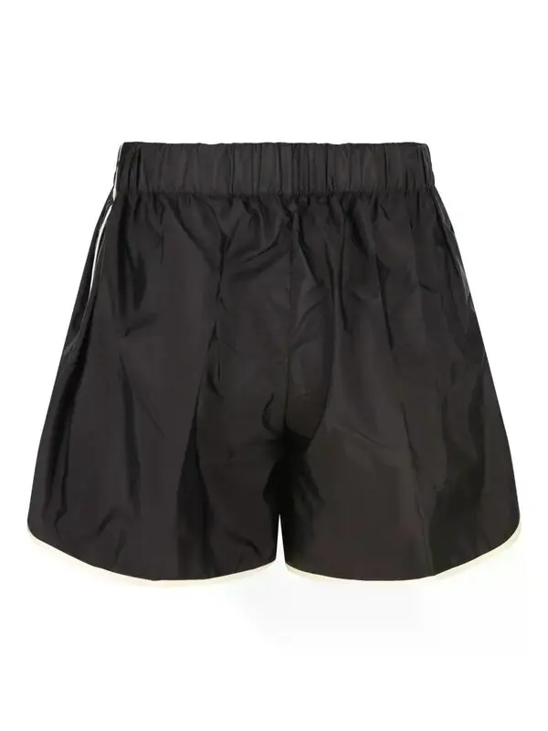 Prada Logo-detail Shorts - Black