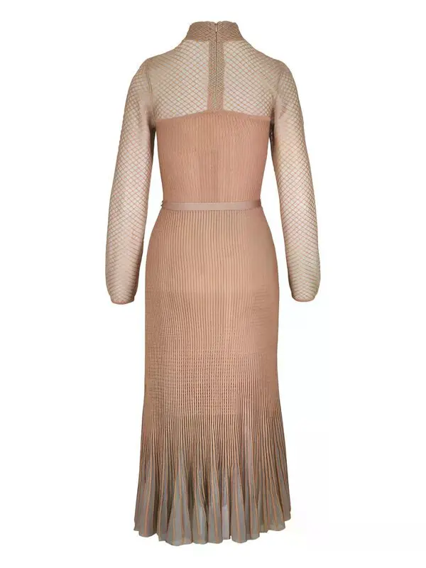 Zimmermann Hypnotic Two-tone Midi Dress