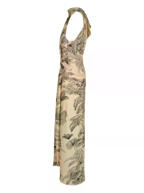 Johanna Ortiz Excepcionalidad Floral Print Maxi Dress
