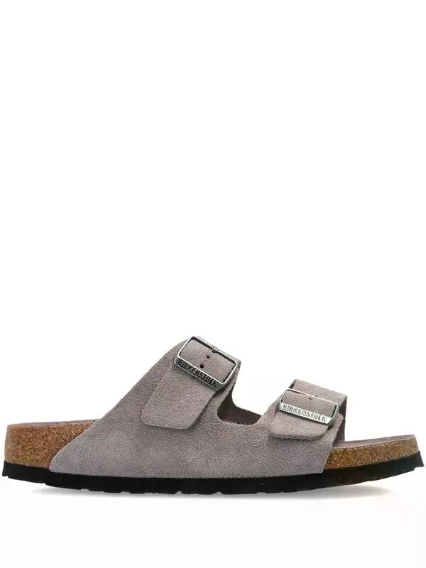 BIRKENSTOCK Arizona Suede Sandals - Grey