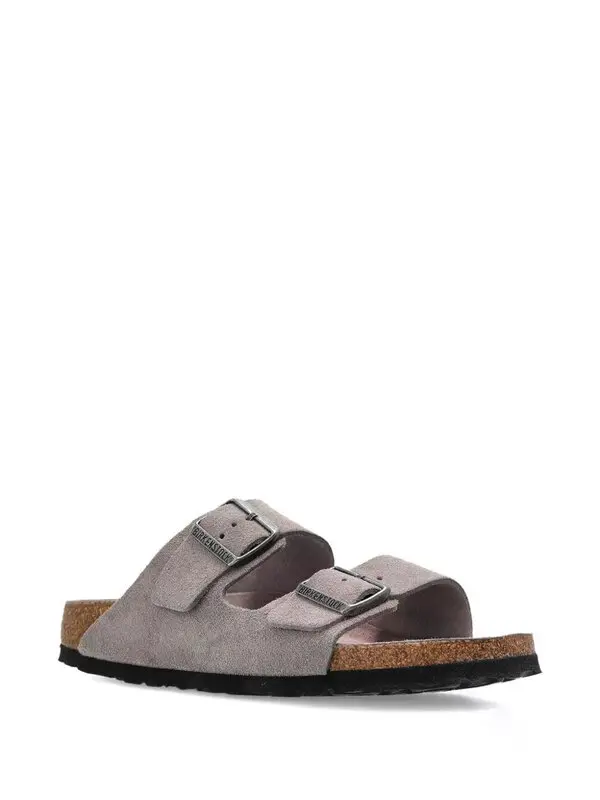BIRKENSTOCK Arizona Suede Sandals - Grey