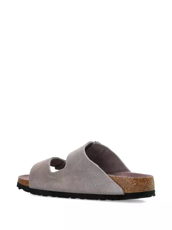 BIRKENSTOCK Arizona Suede Sandals - Grey