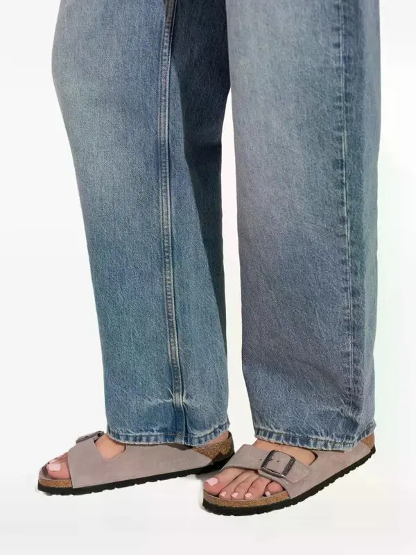 BIRKENSTOCK Arizona Suede Sandals - Grey