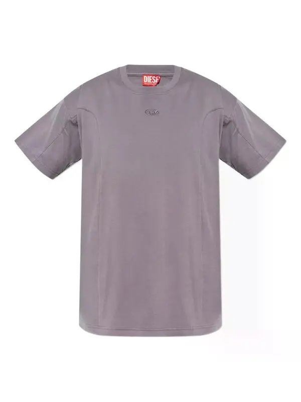 DIESEL® T-norm-int Logo T-shirt - Grey