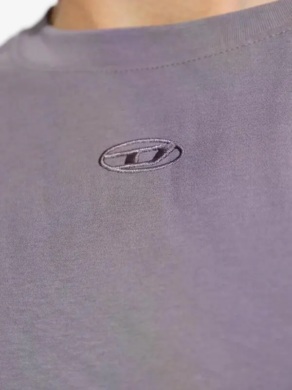 DIESEL® T-norm-int Logo T-shirt - Grey