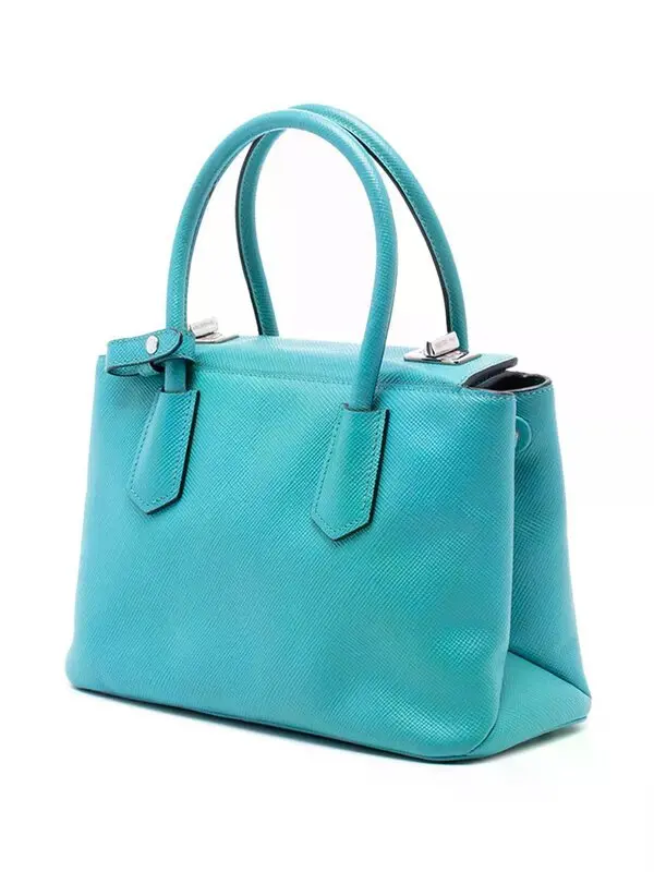 Prada Saffiano Cuir Turnlock Satchel