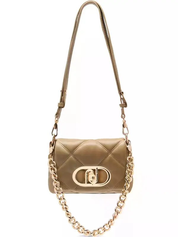 Liu Jo Quilted Monogram Shoulder Bag - Neutrals